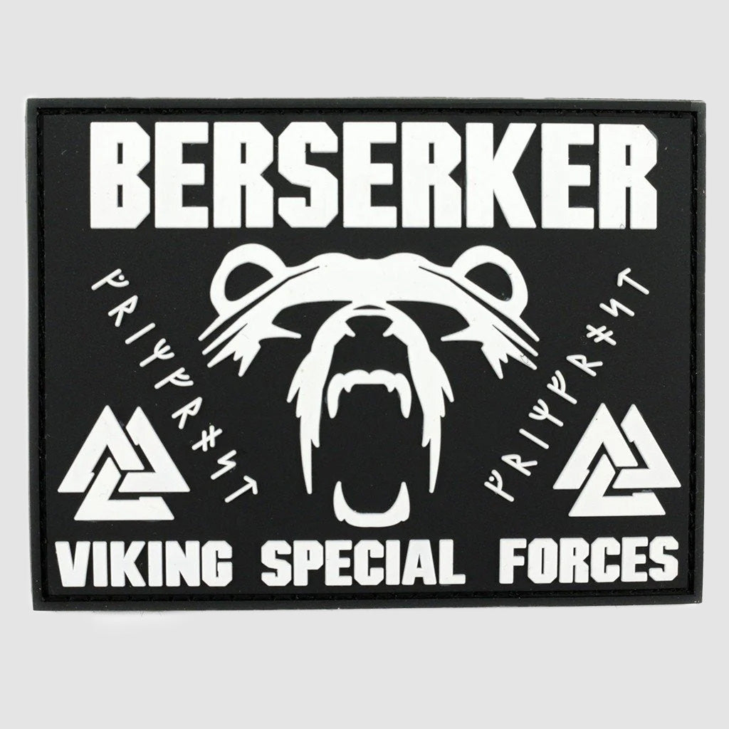 Berserker Morale Patch, PVC Velcro, Black – Grimfrost