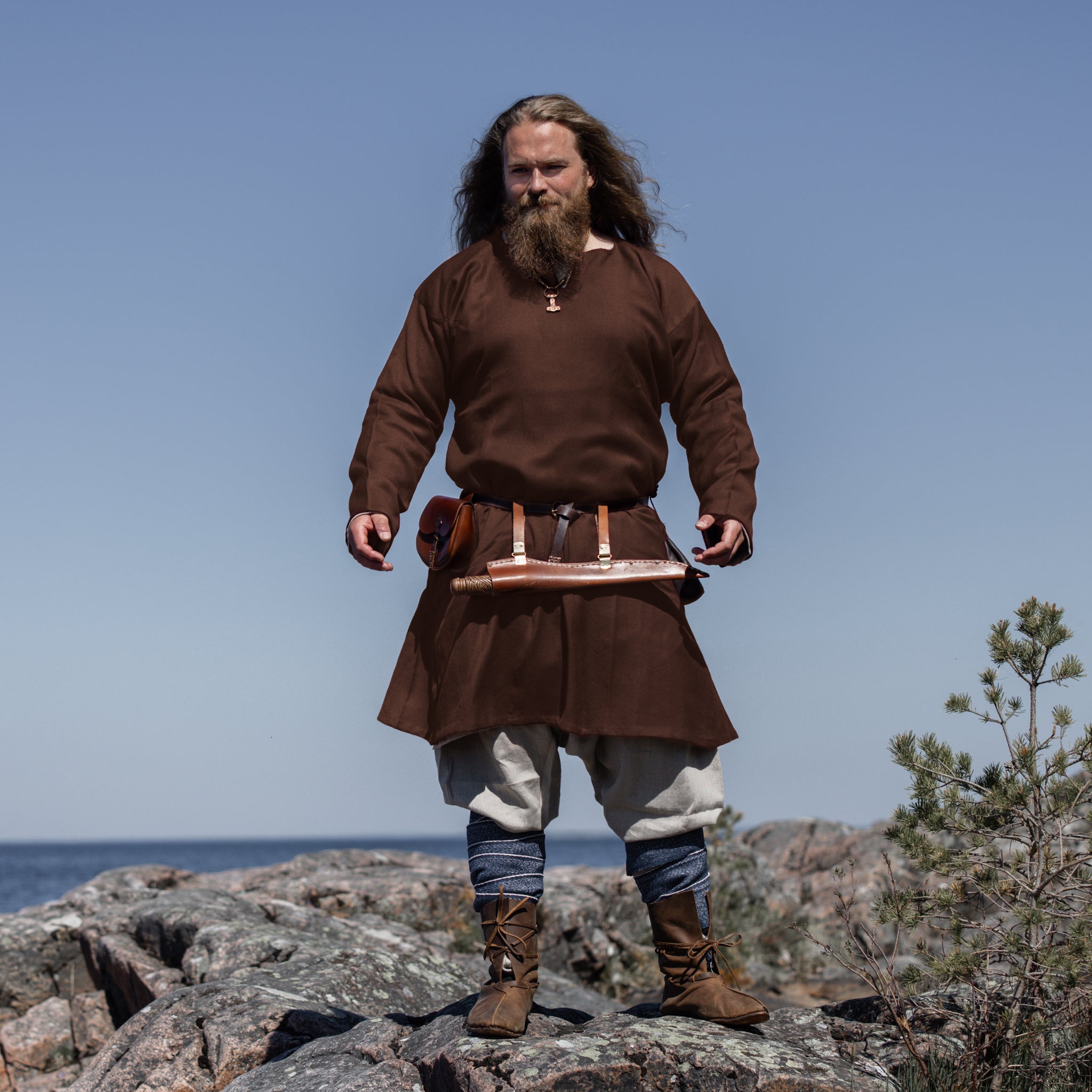 Viking Wool Kyrtill, Brown – Grimfrost