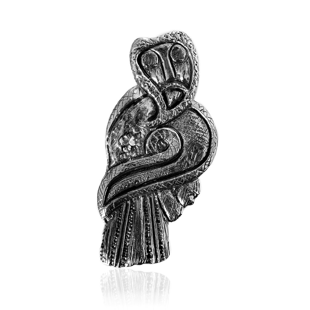 Birdman Brooch, Silver – Grimfrost