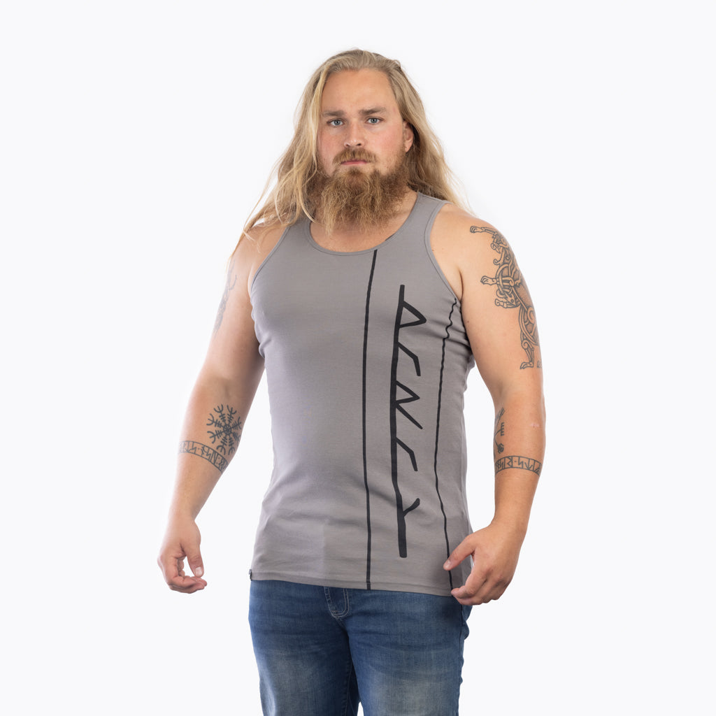 Premium Tank Top, Thor Viki, Grey – Grimfrost