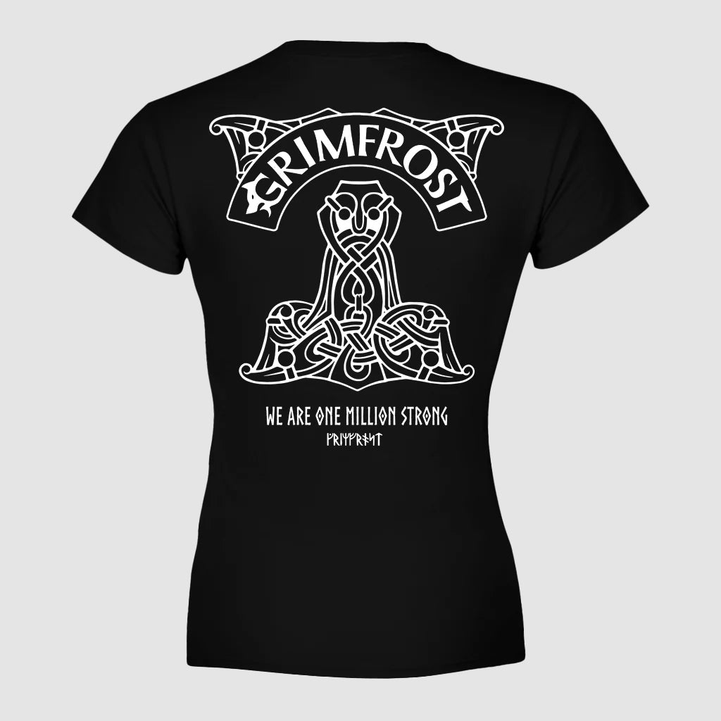 Women's Premium Tee, One Million, Black – Grimfrost