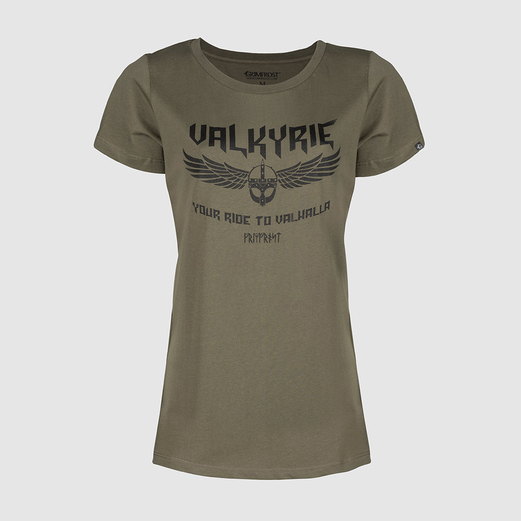 Women's Premium Tee, Valkyrie, Green – Grimfrost