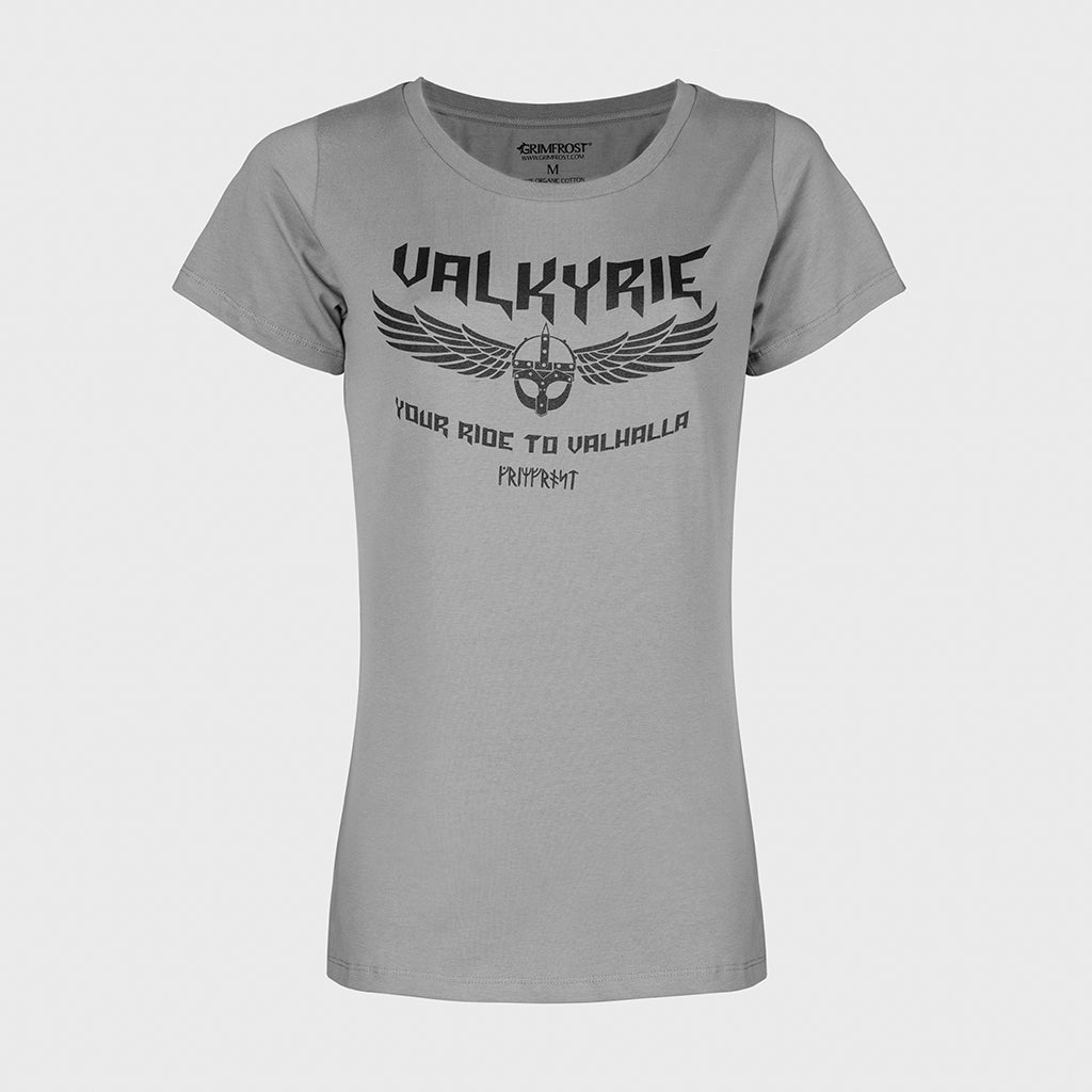 Women's Premium Tee, Valkyrie, Grey – Grimfrost